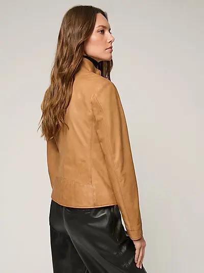 Overland Melissa Lambskin Leather Jacket