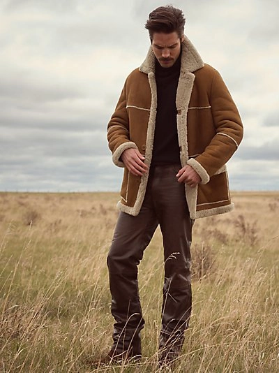 Overland Maverick Sheepskin Rancher Coat