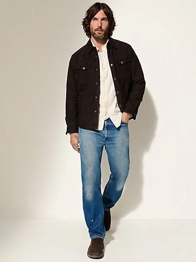 Overland Hawkeye Suede Leather Shirt Jacket