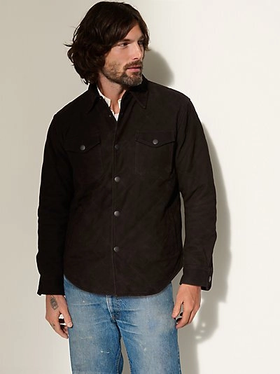 Overland Hawkeye Suede Leather Shirt Jacket