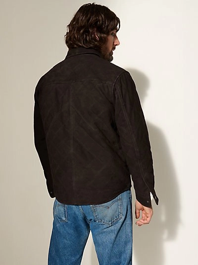 Overland Hawkeye Suede Leather Shirt Jacket