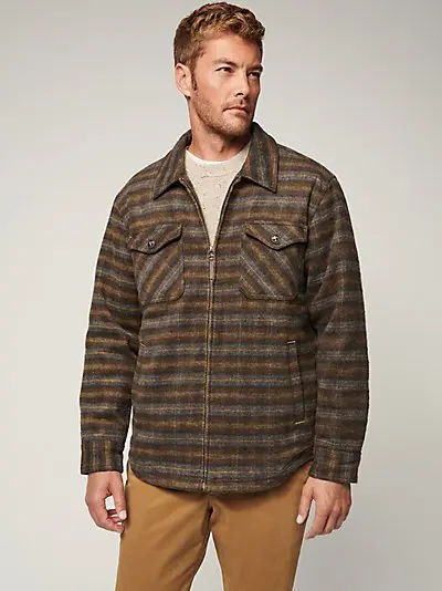 Overland Nashville Plaid Cotton Shirt Jacket