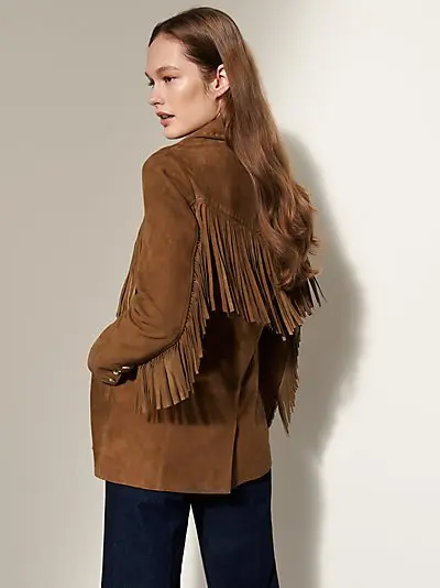 Overland Ashley Suede Leather Blazer