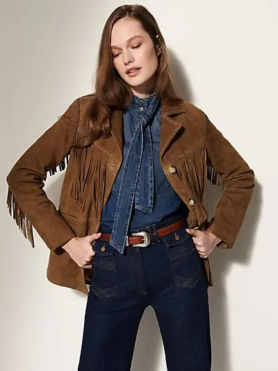 Overland Ashley Suede Leather Blazer