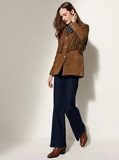 Overland Ashley Suede Leather Blazer