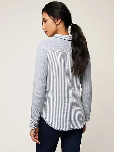 Overland Eloise Striped Cotton Shirt