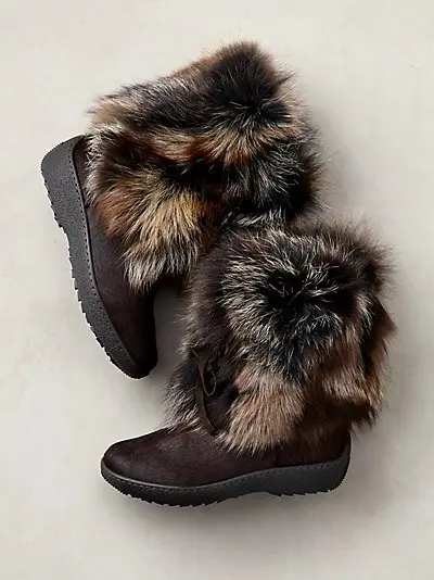 Overland S Volpe Fur Boots - Matilda