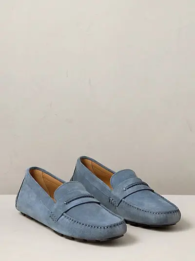 Overland Suede Leather Loafers