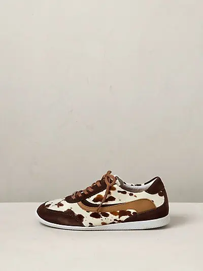 Overland Kenslie Cowhide And Leather Sneakers
