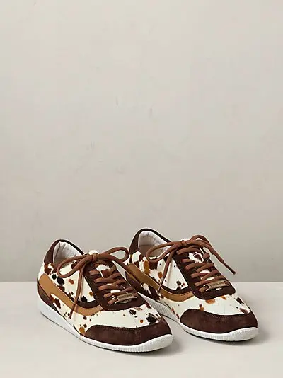 Overland Kenslie Cowhide And Leather Sneakers