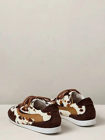 Overland Kenslie Cowhide And Leather Sneakers