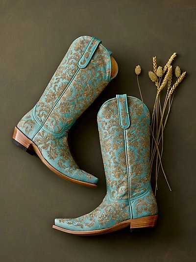 Overland Florence Leather Cowboy Boots
