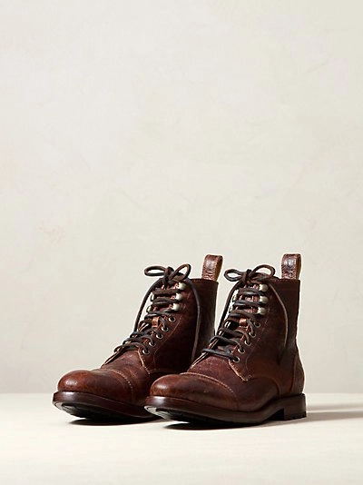 Overland Telluride Bison Leather Cap Toe Boots