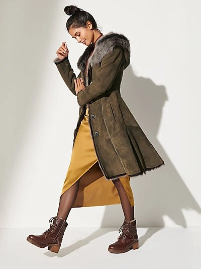 BOS & CO Mustang Shearling-lined Water-resistant Leather Boots