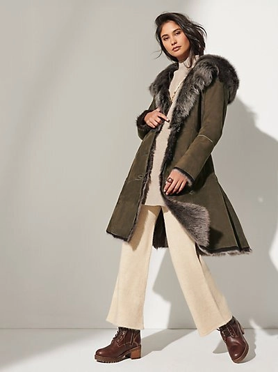 BOS & CO Mustang Shearling-lined Water-resistant Leather Boots
