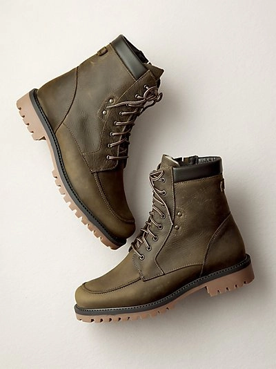 Overland Versant Wool-lined Leather Boots - Rock