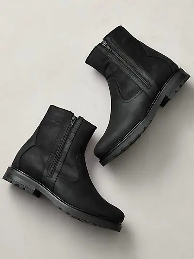 Overland Phoenix Shearling-lined Leather Boots - Black