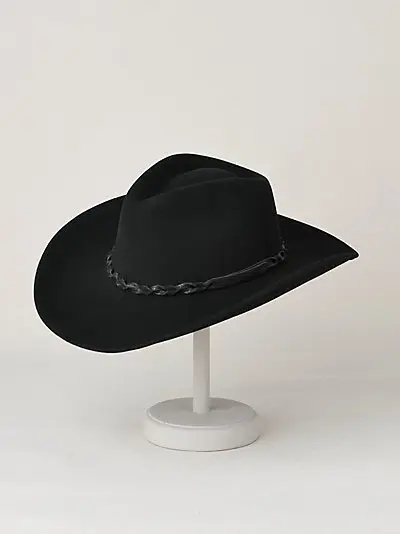 Overland Paradise Packable Wool Felt Western Hat - Black