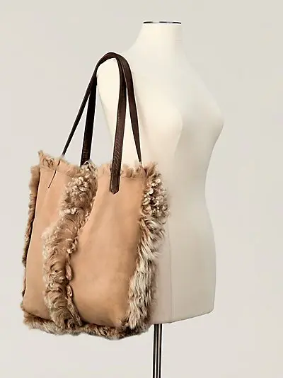 Overland Victoria Reversible Sheepskin Tote Bag