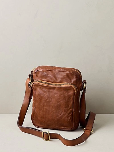 Overland Explorer Italian Leather Messenger Bag