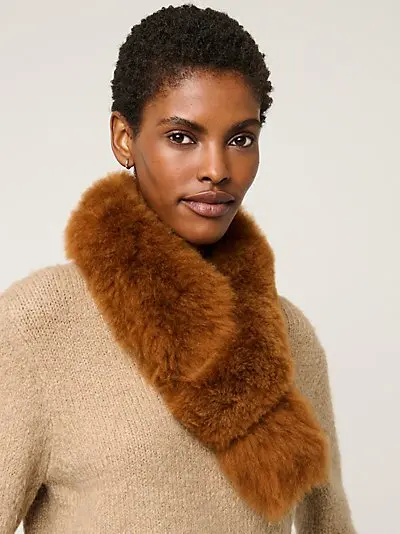 Overland Serena Alpaca Scarf - Caramel