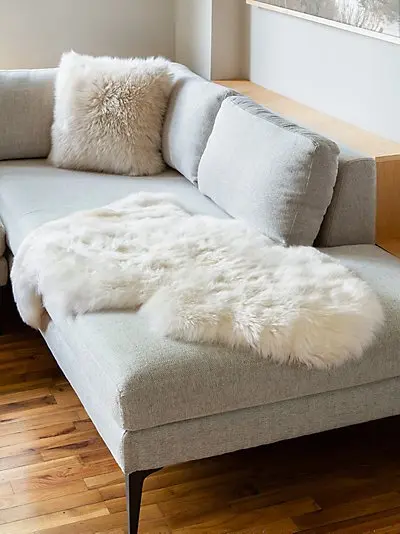 Overland Single-pelt Australian Sheepskin Rug - Ivory