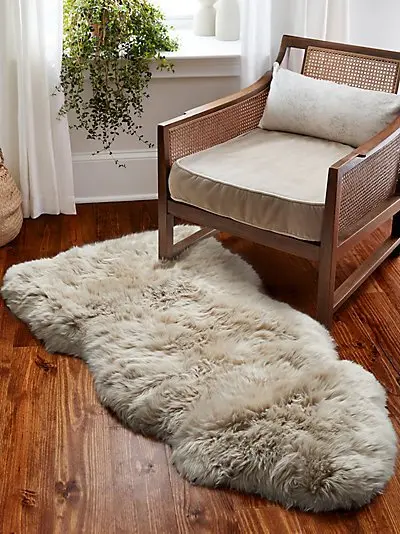Overland 1.5-pelt Australian Sheepskin Rug - Taupe