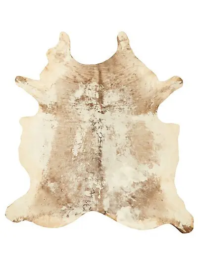 Overland Hairless Cowhide Area Rug - Dark