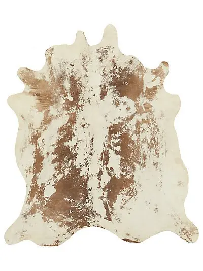 Overland Hairless Cowhide Area Rug - Dark