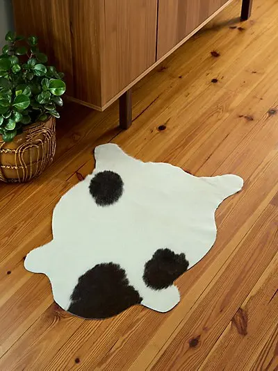 Overland 2' X 3' Mini Shaped Argentine Cowhide Rug