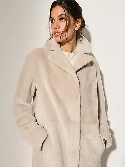 Overland Yvette Shearling Sheepskin Coat
