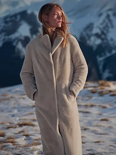 Overland Yvette Shearling Sheepskin Coat
