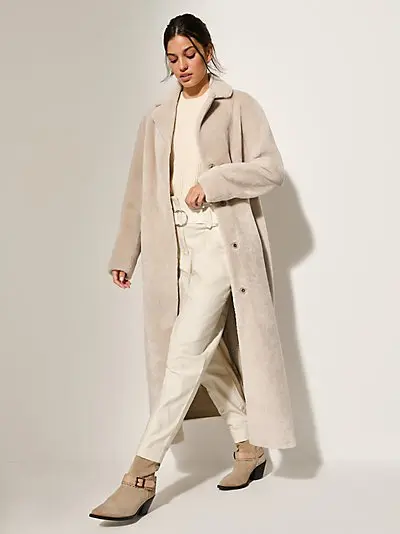 Overland Yvette Shearling Sheepskin Coat