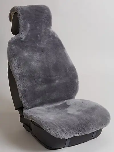 Overland Sheepskin Car Seat Cover - Grey
