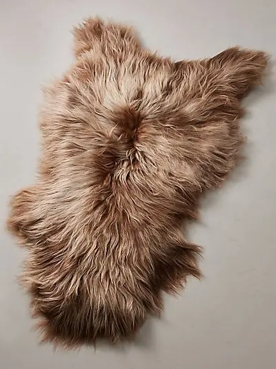 Overland Single-pelt Icelandic Sheepskin Rug - Rust Briesa