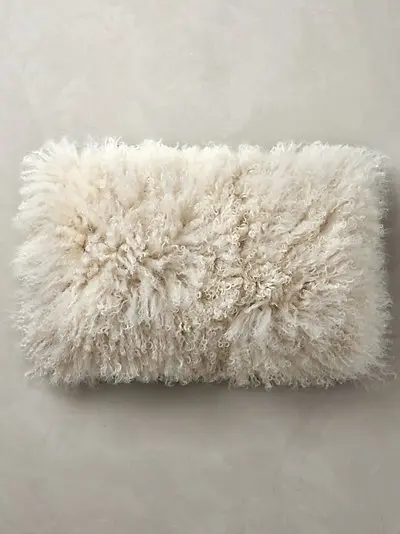 Overland 20" X 12" Tibetan Lamb Pillow - Shell