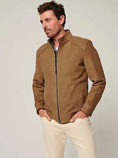 Overland Derrick Nubuck Leather Jacket