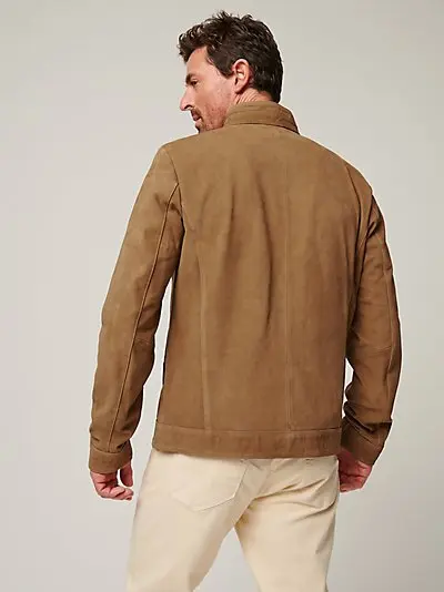 Overland Derrick Nubuck Leather Jacket