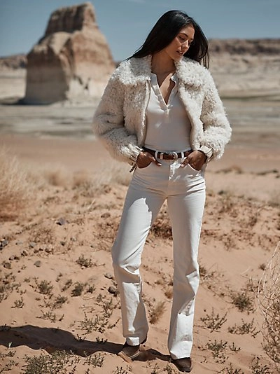 Overland Phoebe Reversible Shearling Jacket