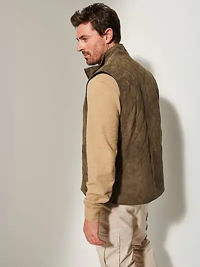 Overland Cole Reversible Suede Leather Vest