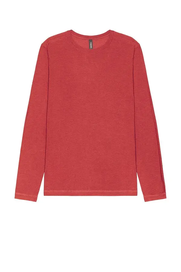Vuori Strato Tech Long Sleeve Tee - Fire Heather