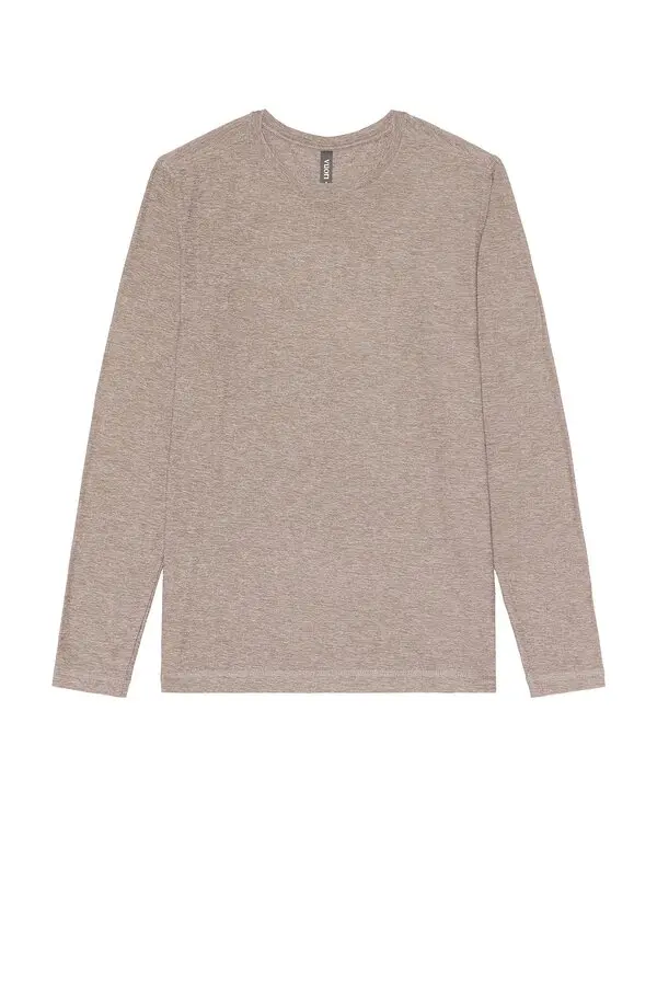 Vuori Strato Tech Long Sleeve Tee - Heather Grey