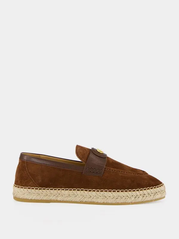 Valentino Garavani Palm Avenue Suede Loafers - Brown