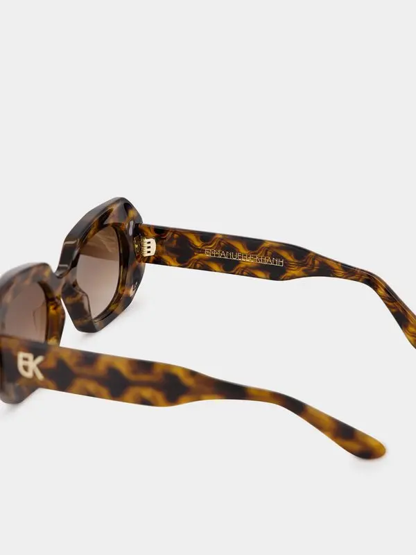 EMMANUELLE KHANH Tortoiseshell Acetate Sunglasses