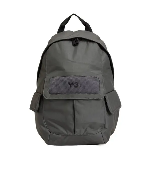 Y3 Logo Pocket Backpack - Granite