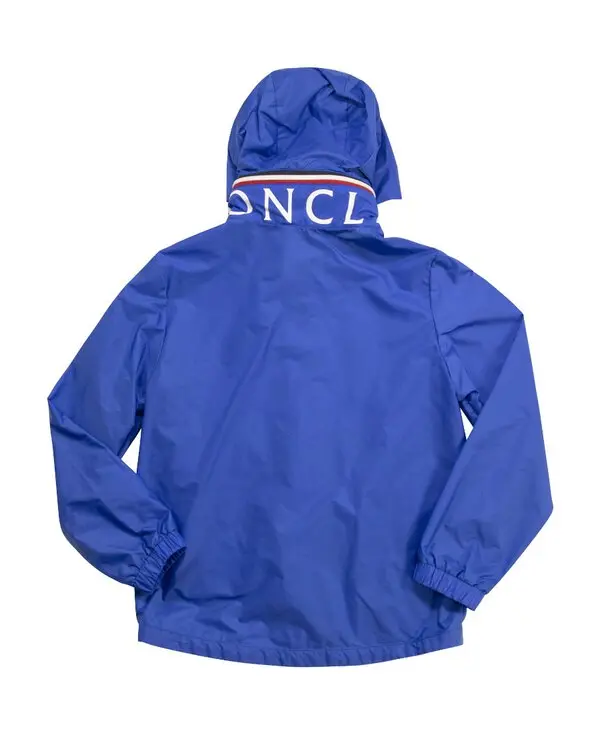 Moncler Lightweight Hooded Jacket With Tricolor Details