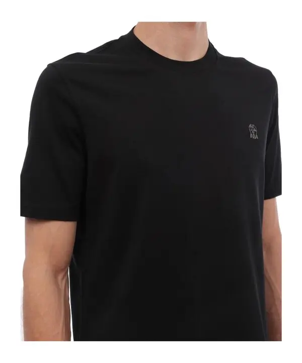 Brunello Cucinelli Logo-embroidered T-shirt
