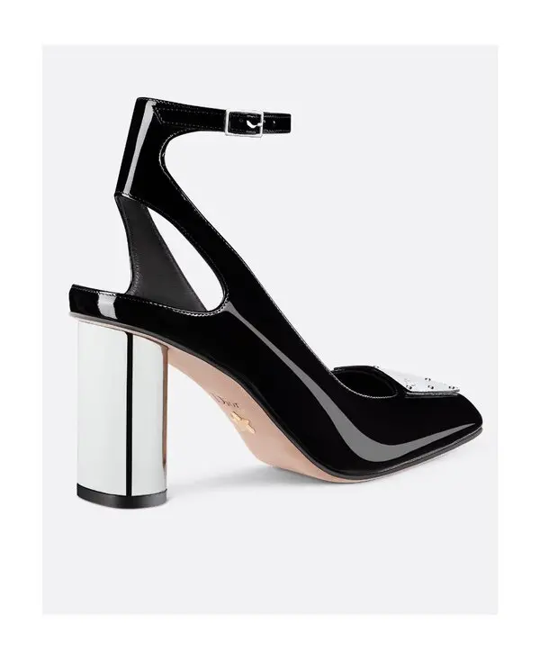 Dior Buckle Detailed Square Toe Pumps