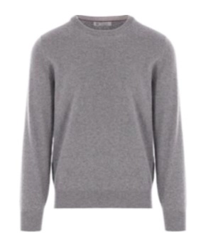 Brunello Cucinelli Crewneck Knitted Jumper - Gray