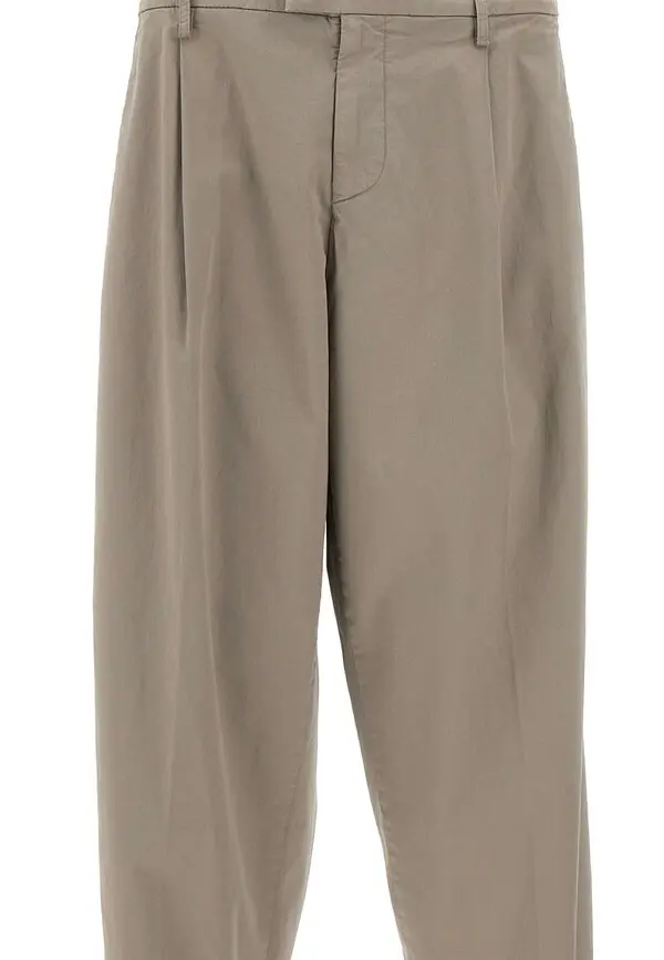 DONDUP Cropped Pleated Trousers